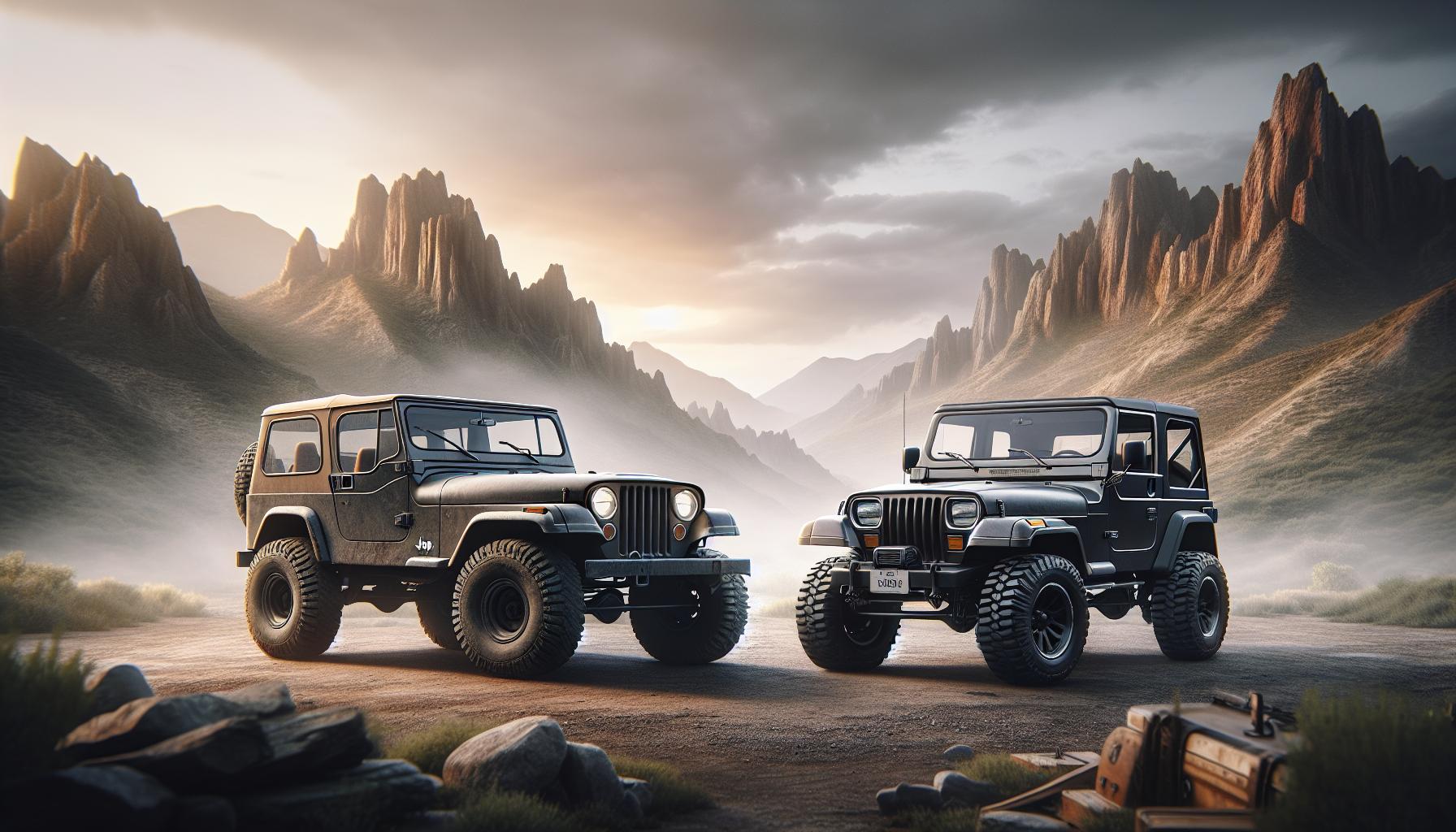 Exploring the Difference Between YJ and TJ Jeep: Performance and Upgrades