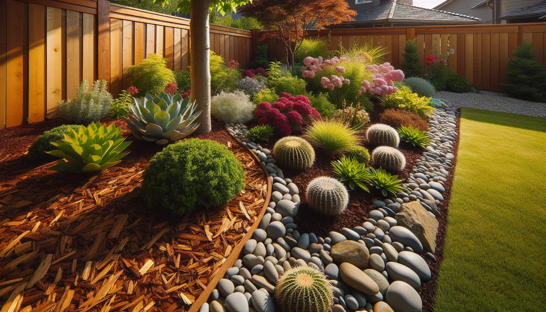 Difference Between Mulch and Rock Landscaping