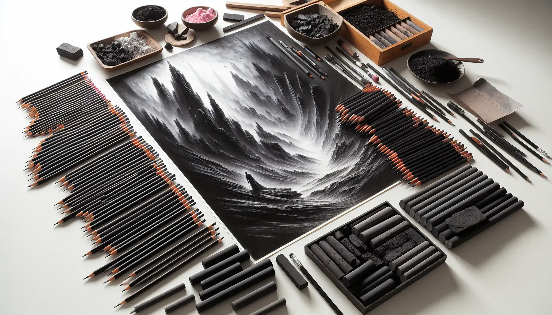 Difference Between Charcoal and Graphite Art