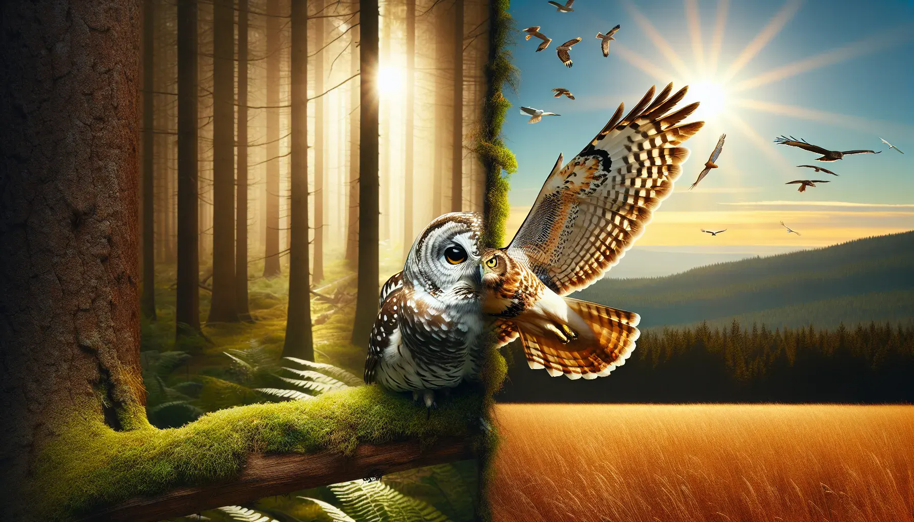 Difference Between Owl and Hawk
