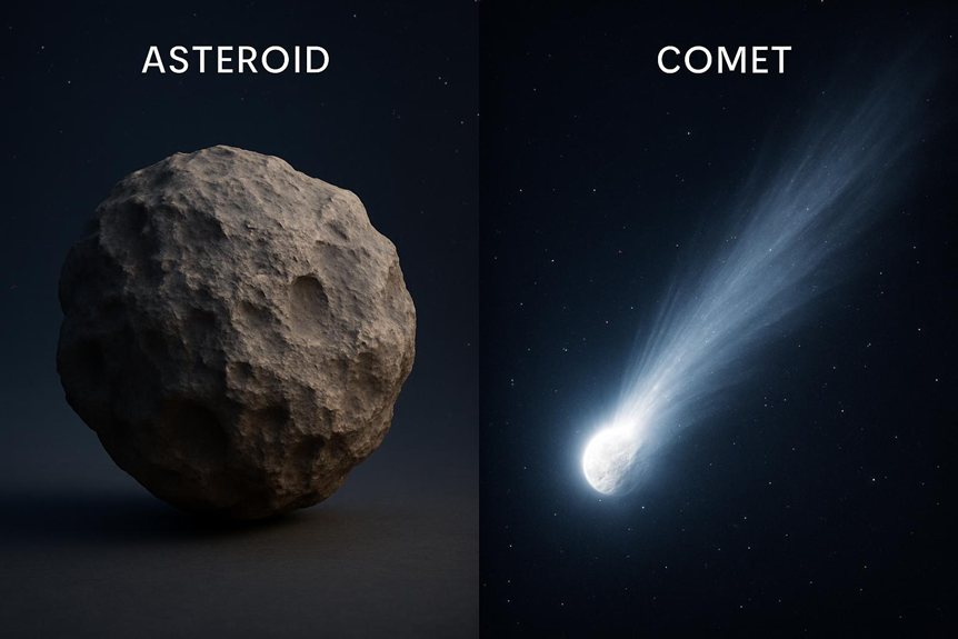 What’s the Difference Between Asteroid and Comet? Here’s the Clean Line