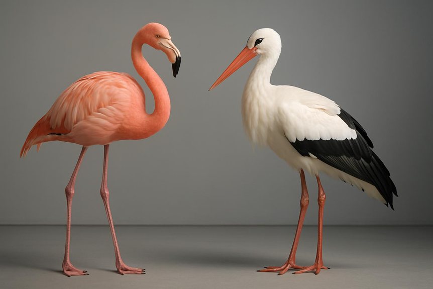 The Difference Between Flamingo and Stork, Explained Like You're Busy