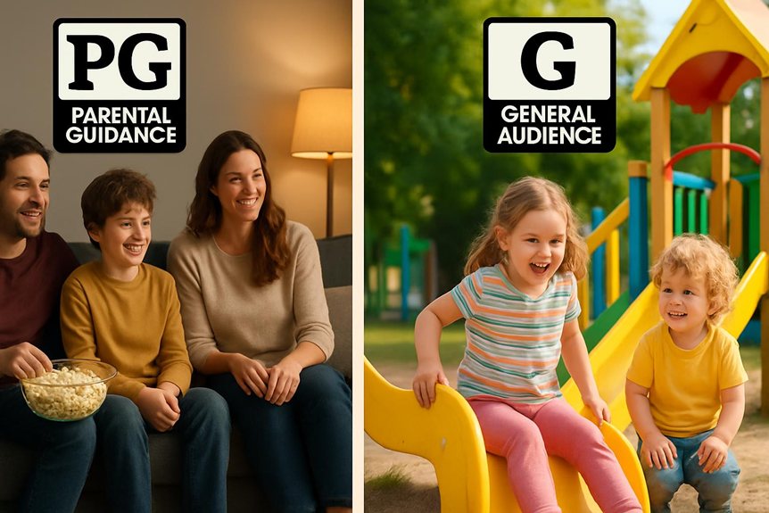 The Difference Between PG and G Rating, in Plain English