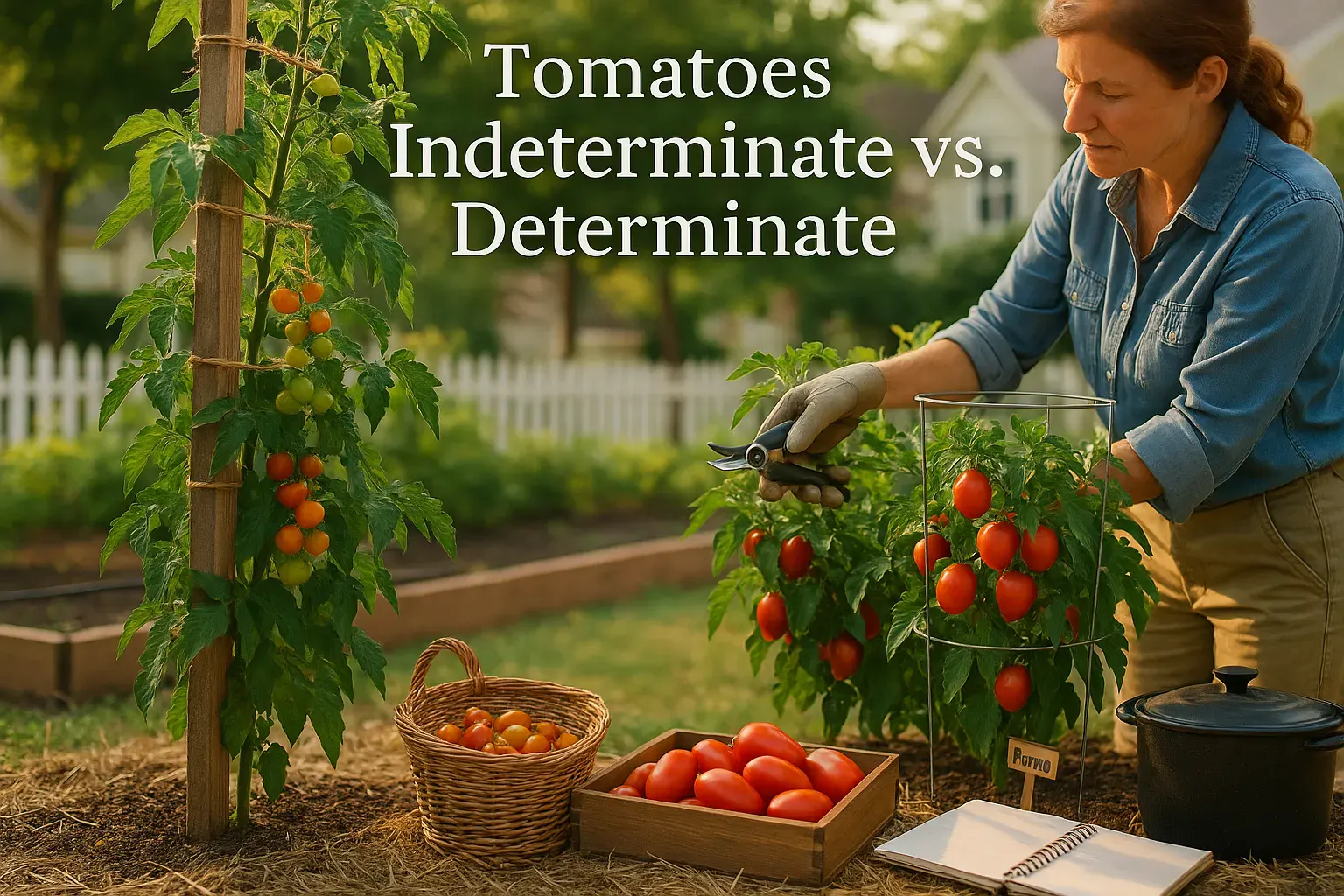 Tomatoes: Indeterminate Vs. Determinate
